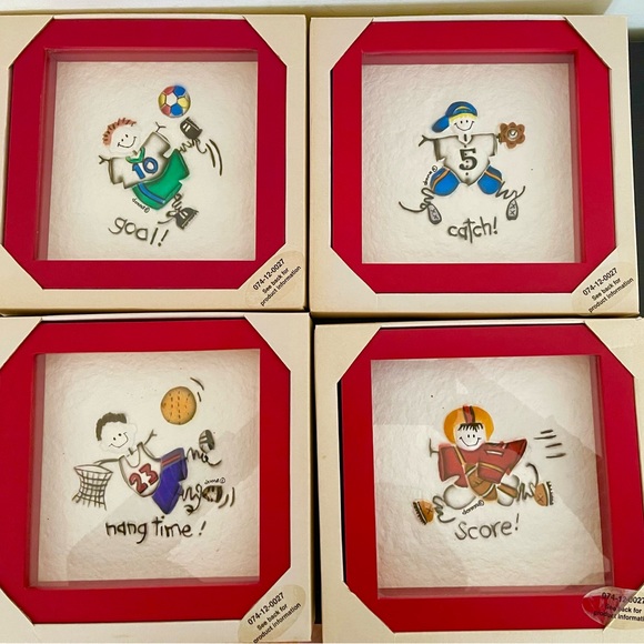 Wall Decor | Sport Stick Kids Shadow Boxes 4 Series Catch Goal Score ...